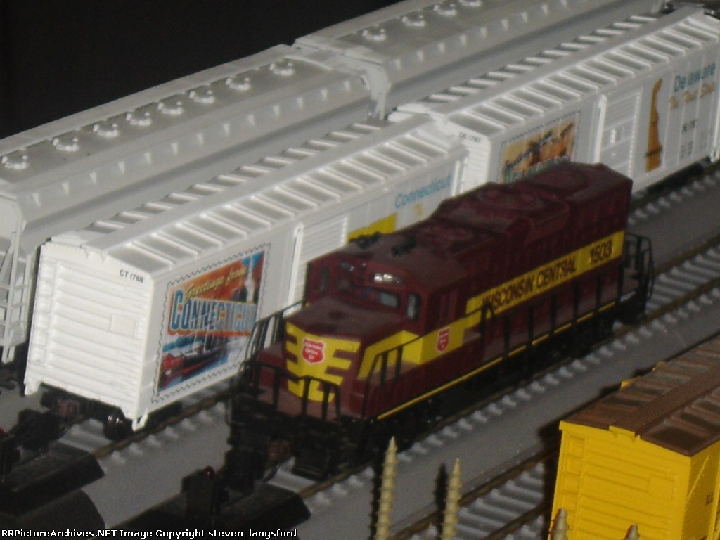 SITTING ON THE ENGINE TRACKS